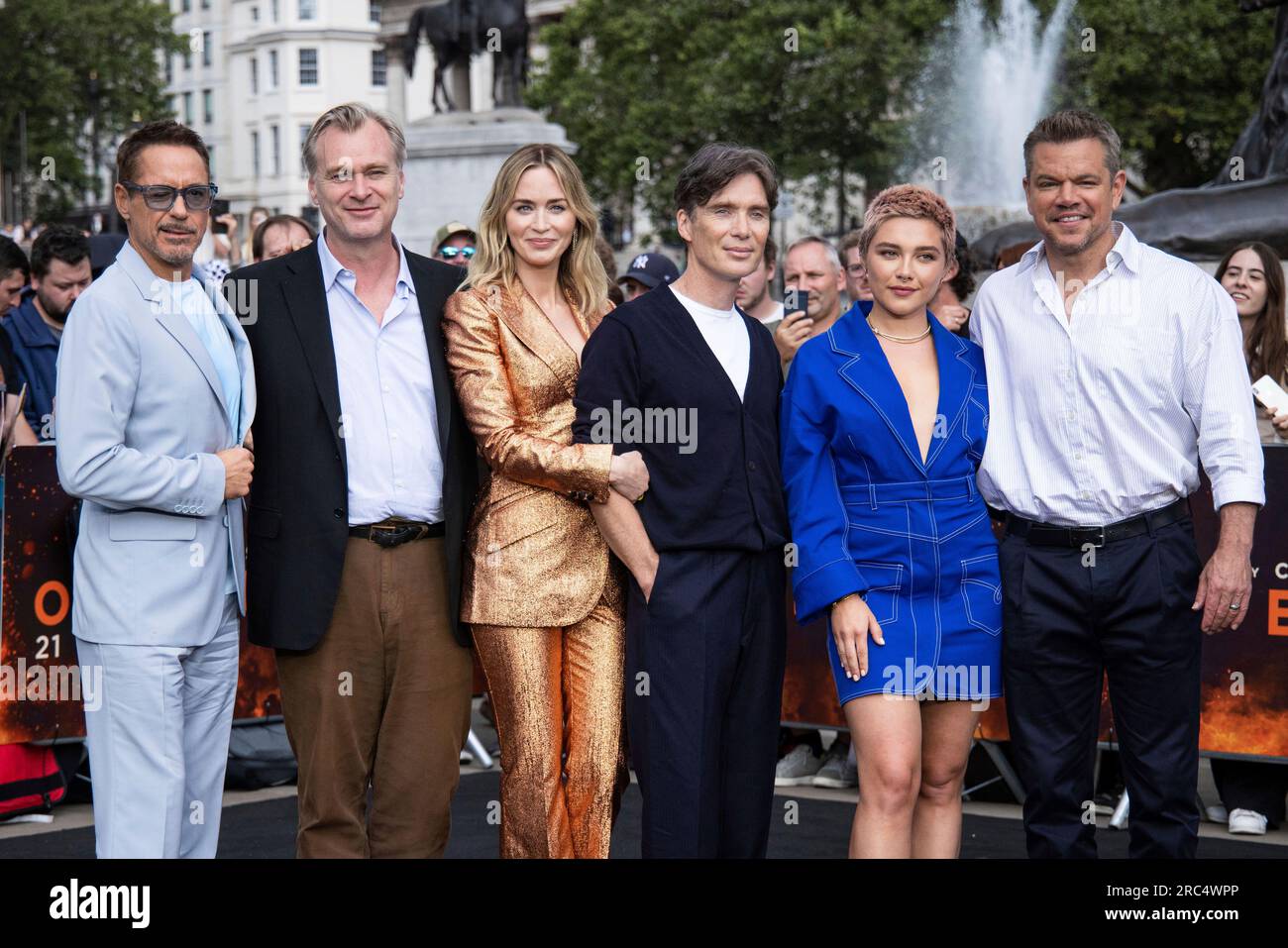 Director Christopher Nolan, Cillian Murphy, Emily Blunt, Robert Downey ...