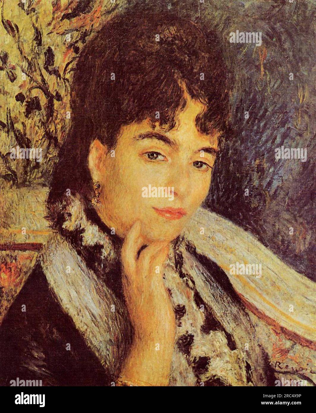 Madame Alphonse Daudet 1876 by Pierre-Auguste Renoir Stock Photo - Alamy