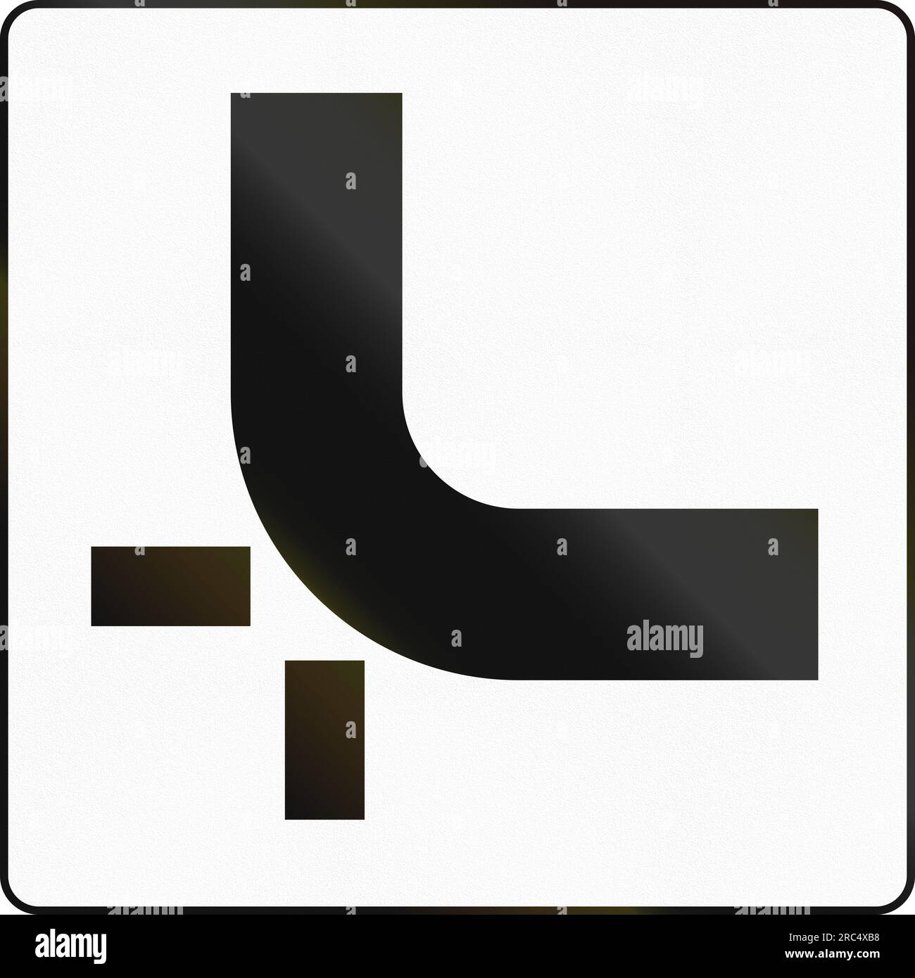 Austrian traffic sign additional panel to specify the meaning of other ...