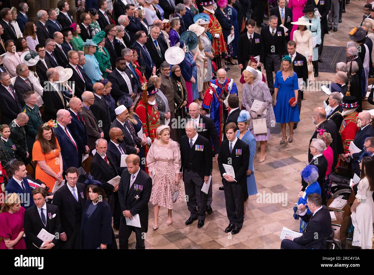 PHOTO:JEFF GILBERT 06th May 2023 King Charles III Coronation inside ...