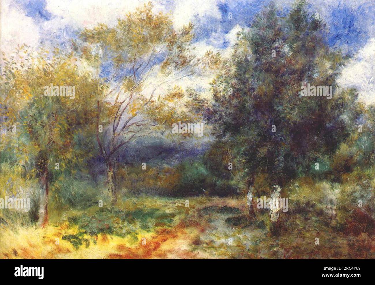 Landscape in the Sun 1881 by Pierre-Auguste Renoir Stock Photo - Alamy