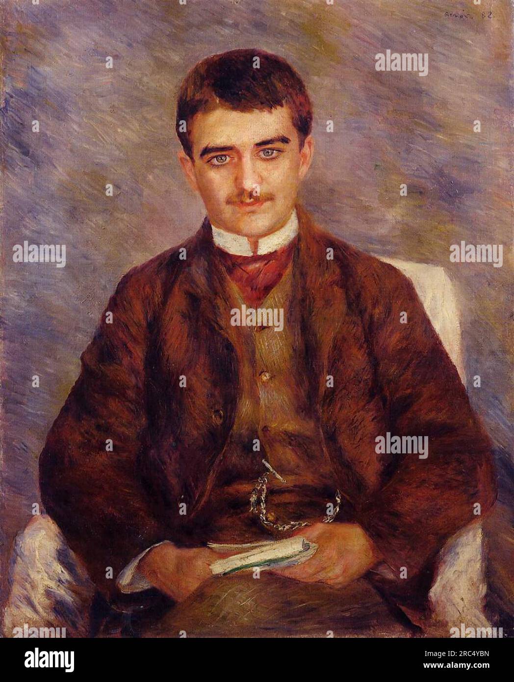 Joseph Durand Ruel 1882 by Pierre-Auguste Renoir Stock Photo - Alamy