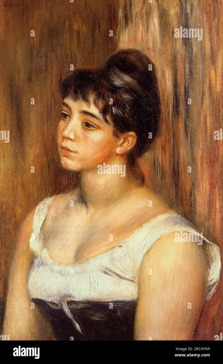 Suzanne Valadon 1885 by Pierre-Auguste Renoir Stock Photo - Alamy