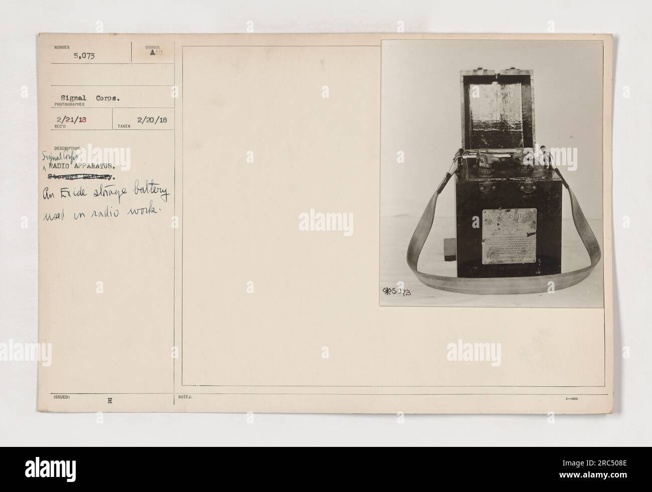 RADIO APPARATUS: A storage facility showcasing an Exide stage battery ...