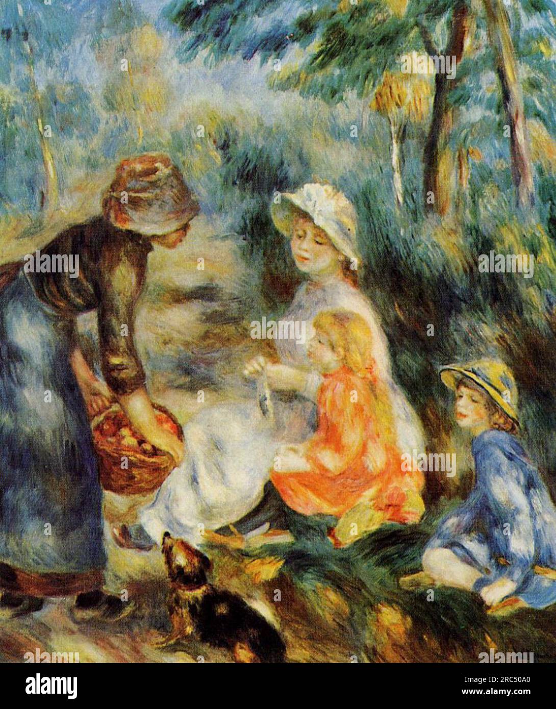 The Apple Seller 1890 by Pierre-Auguste Renoir Stock Photo - Alamy