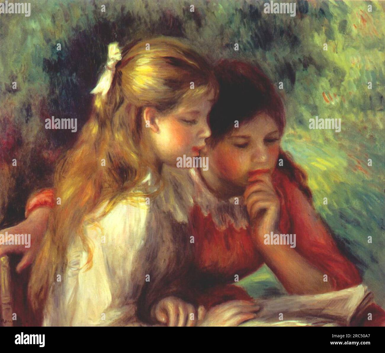 The reading 1890 by Pierre-Auguste Renoir Stock Photo - Alamy
