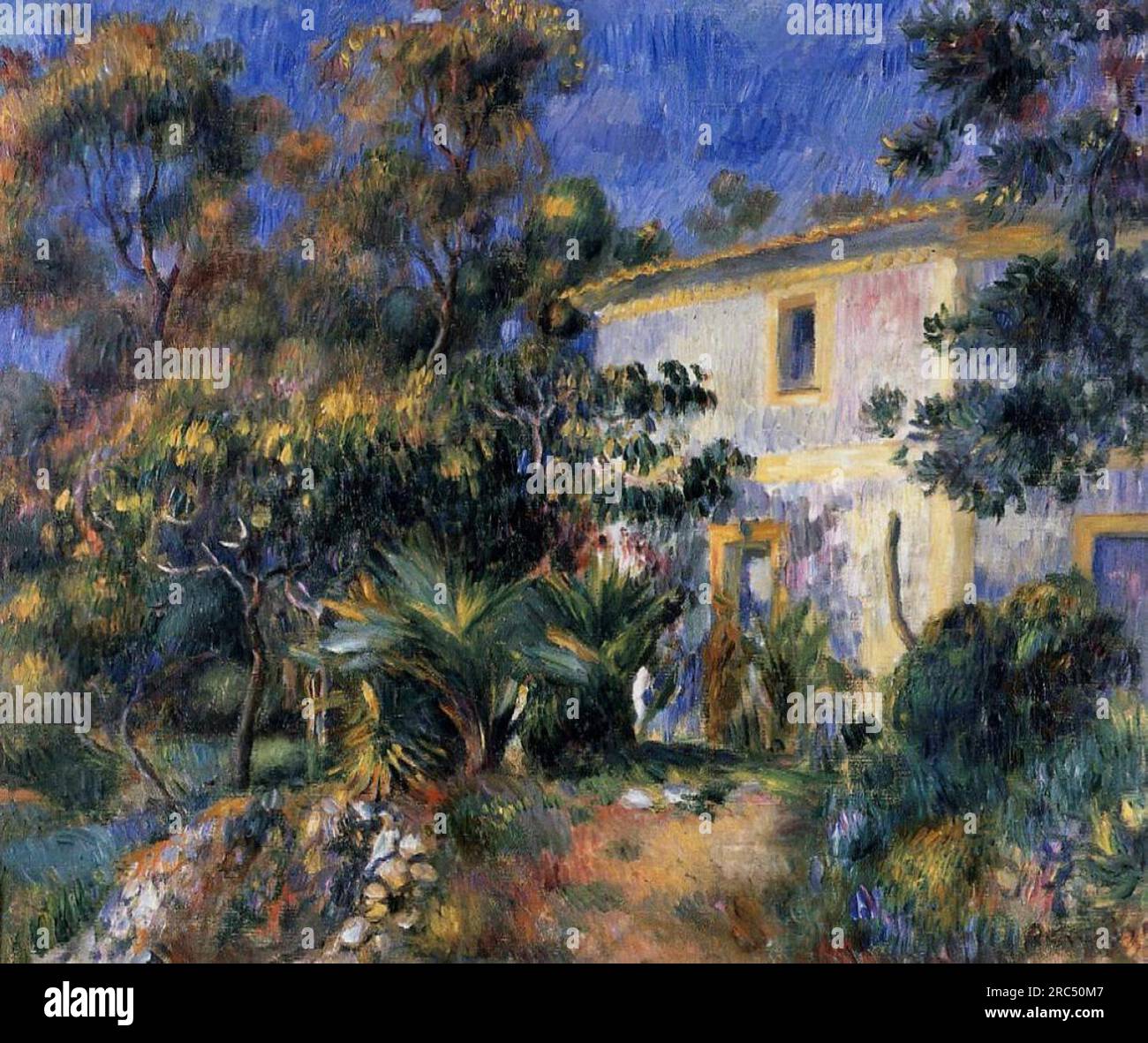 Algiers Landscape 1895 by Pierre-Auguste Renoir Stock Photo - Alamy