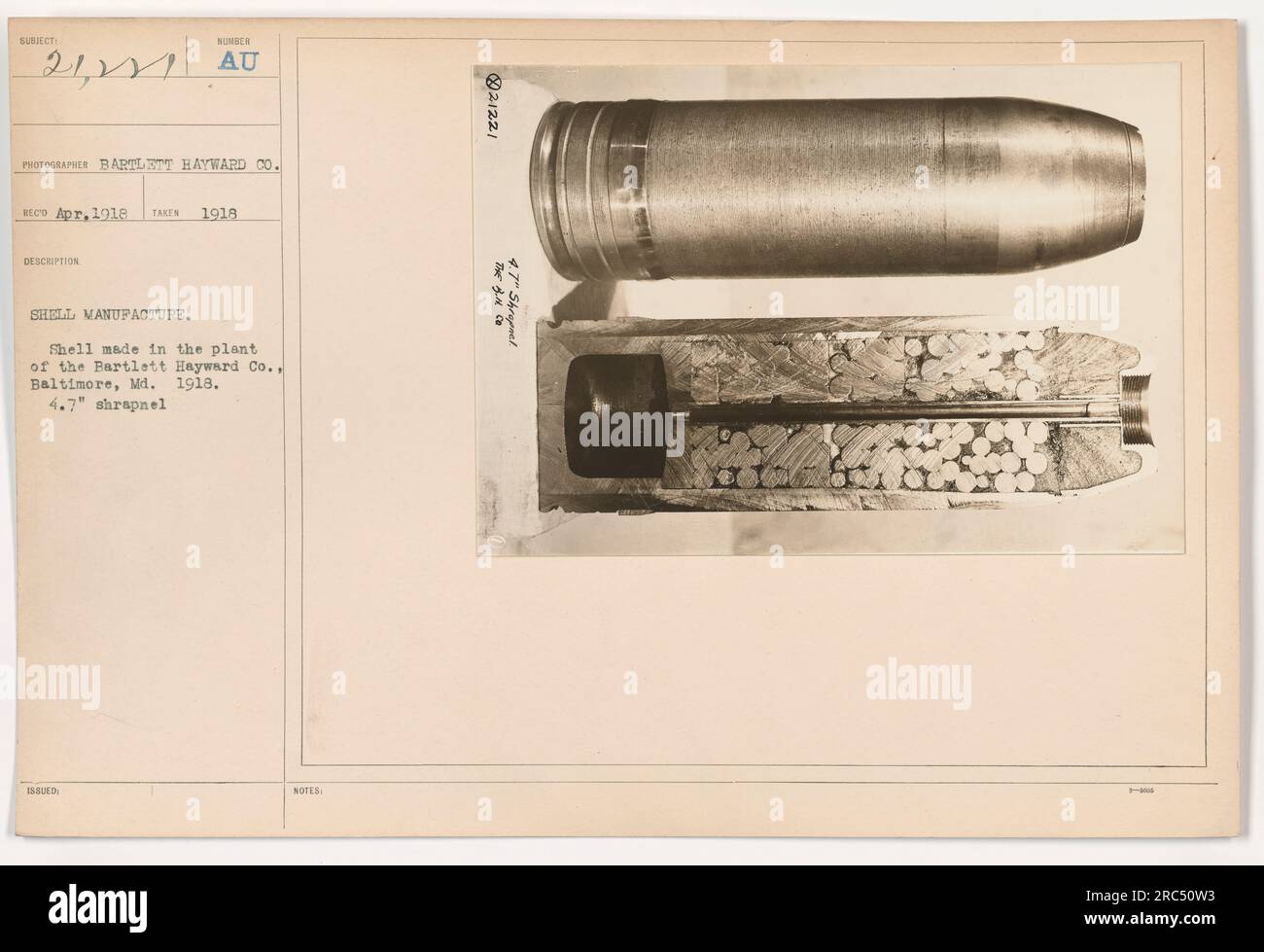Manufacturing plant of Bartlett Hayward Co. in Baltimore, Maryland in ...