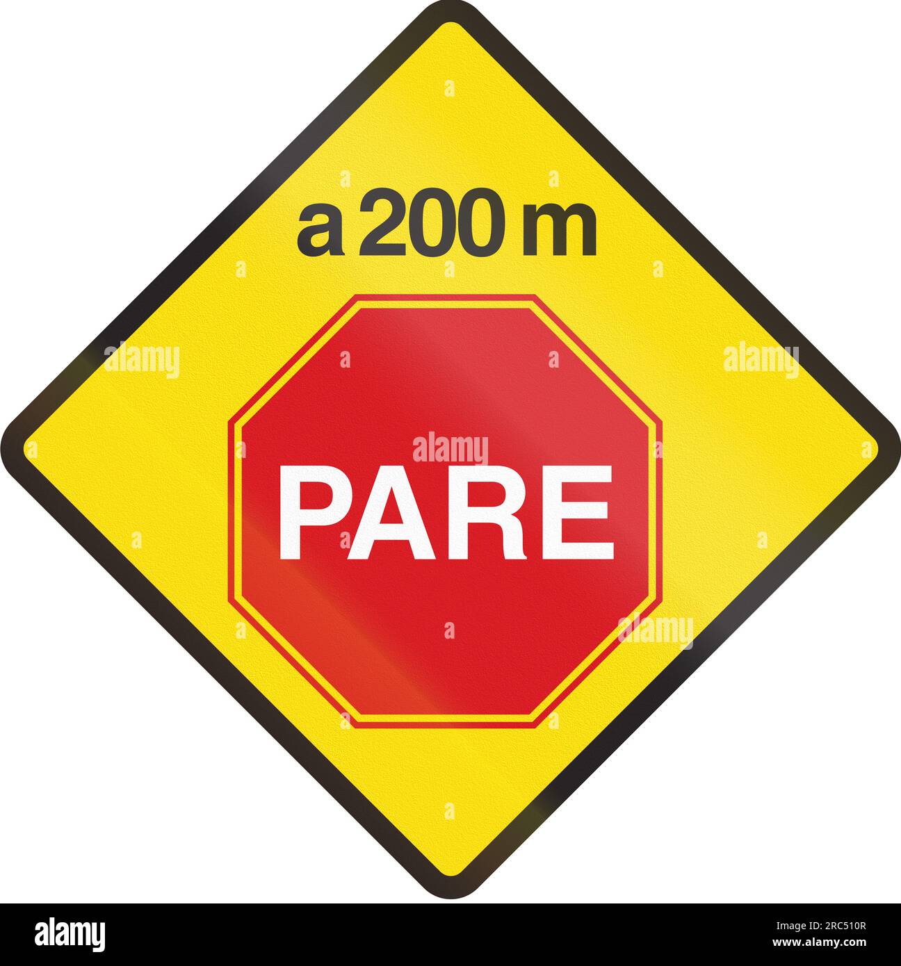 Yield sign language hi-res stock photography and images - Alamy