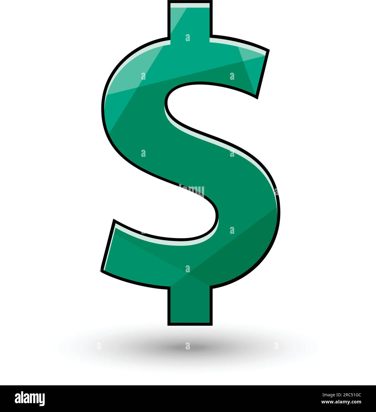 Splatter Dollar Sign Vector