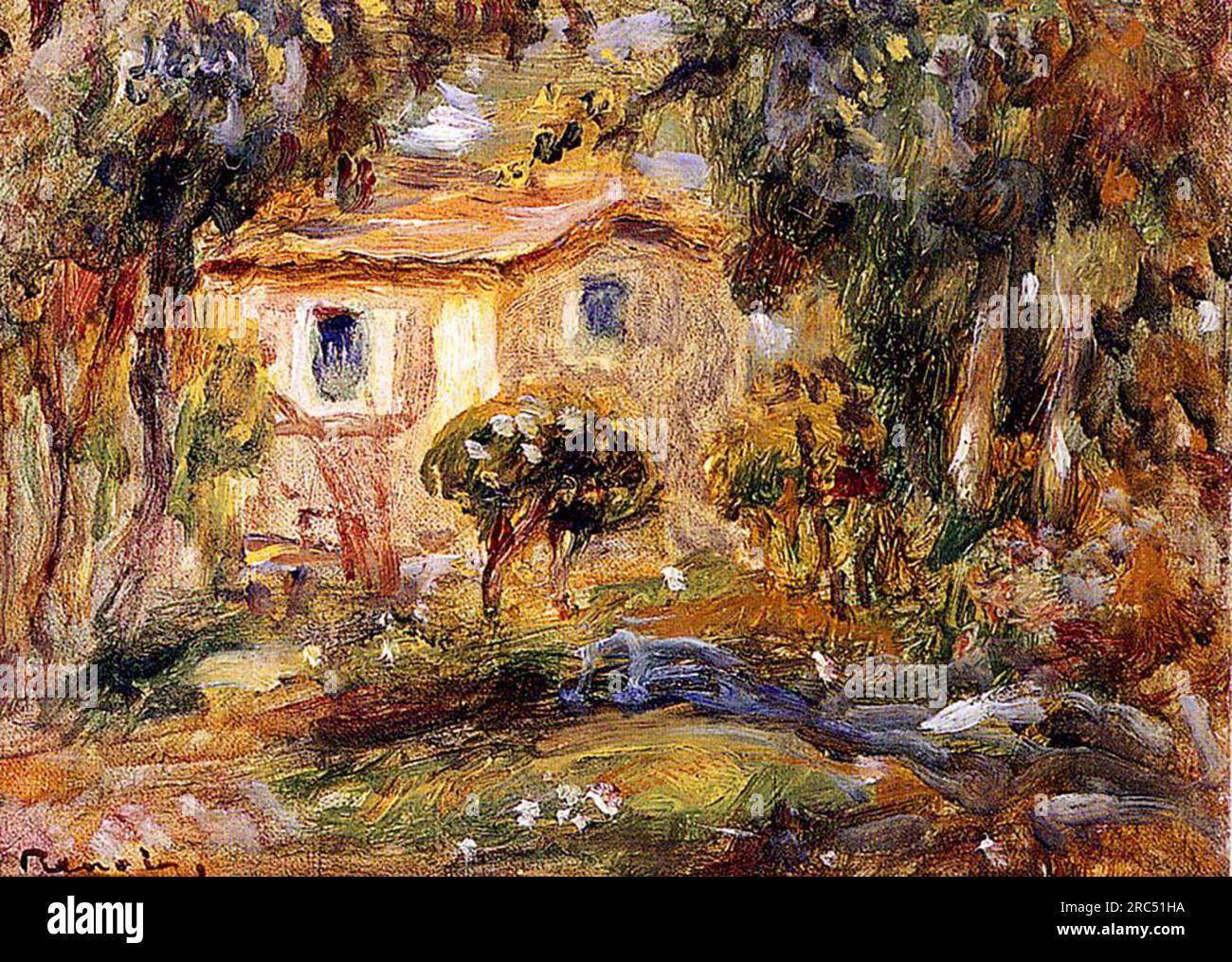 Landscape 1902 by Pierre-Auguste Renoir Stock Photo - Alamy