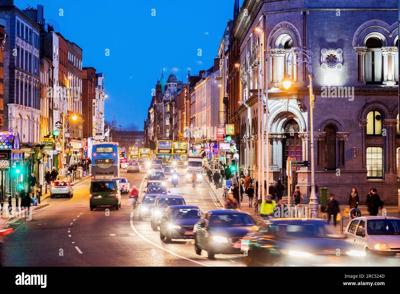 Dame street in dublin ireland hi-res stock photography and images - Alamy