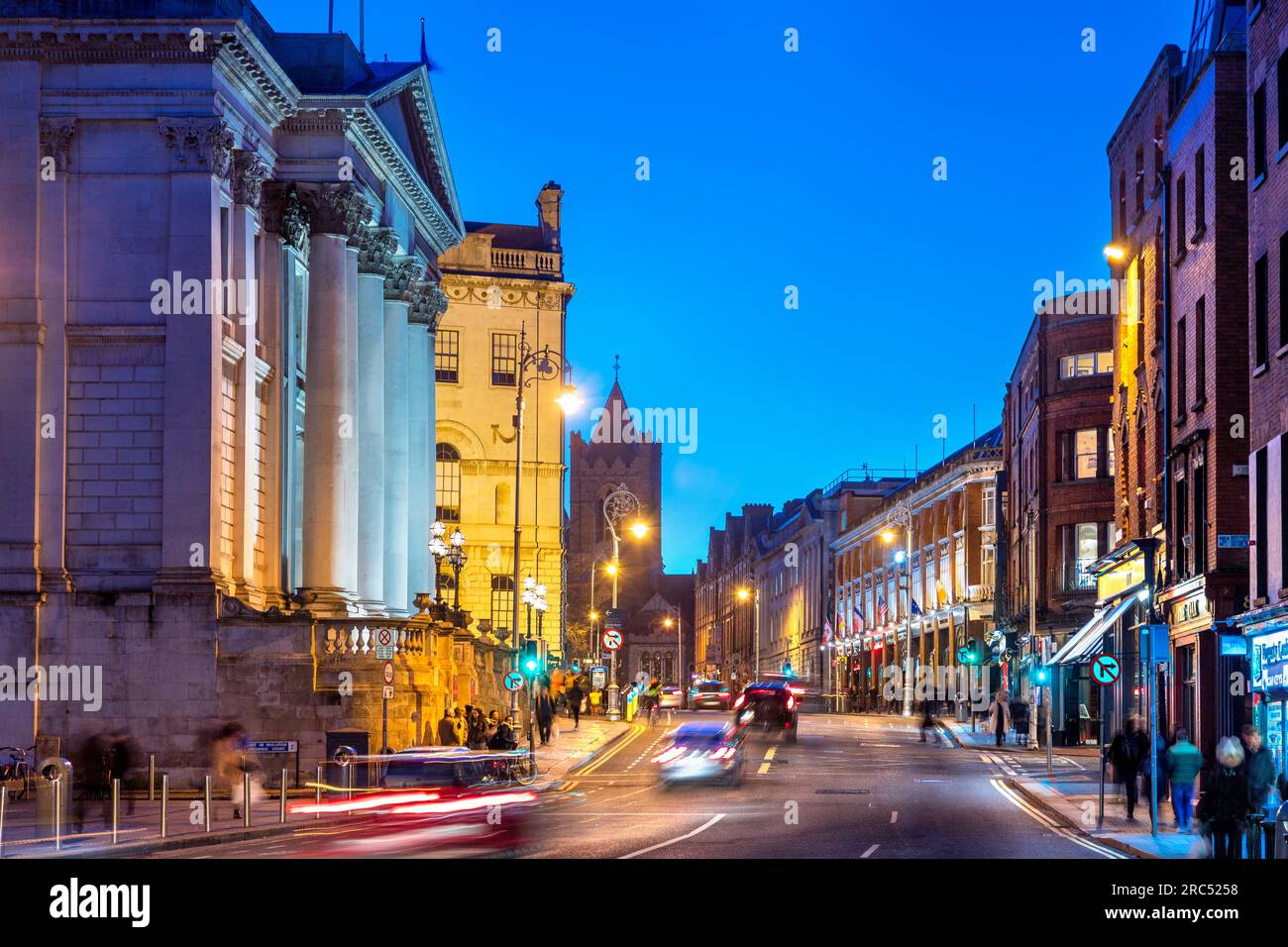 Dame street in dublin ireland hi-res stock photography and images - Alamy