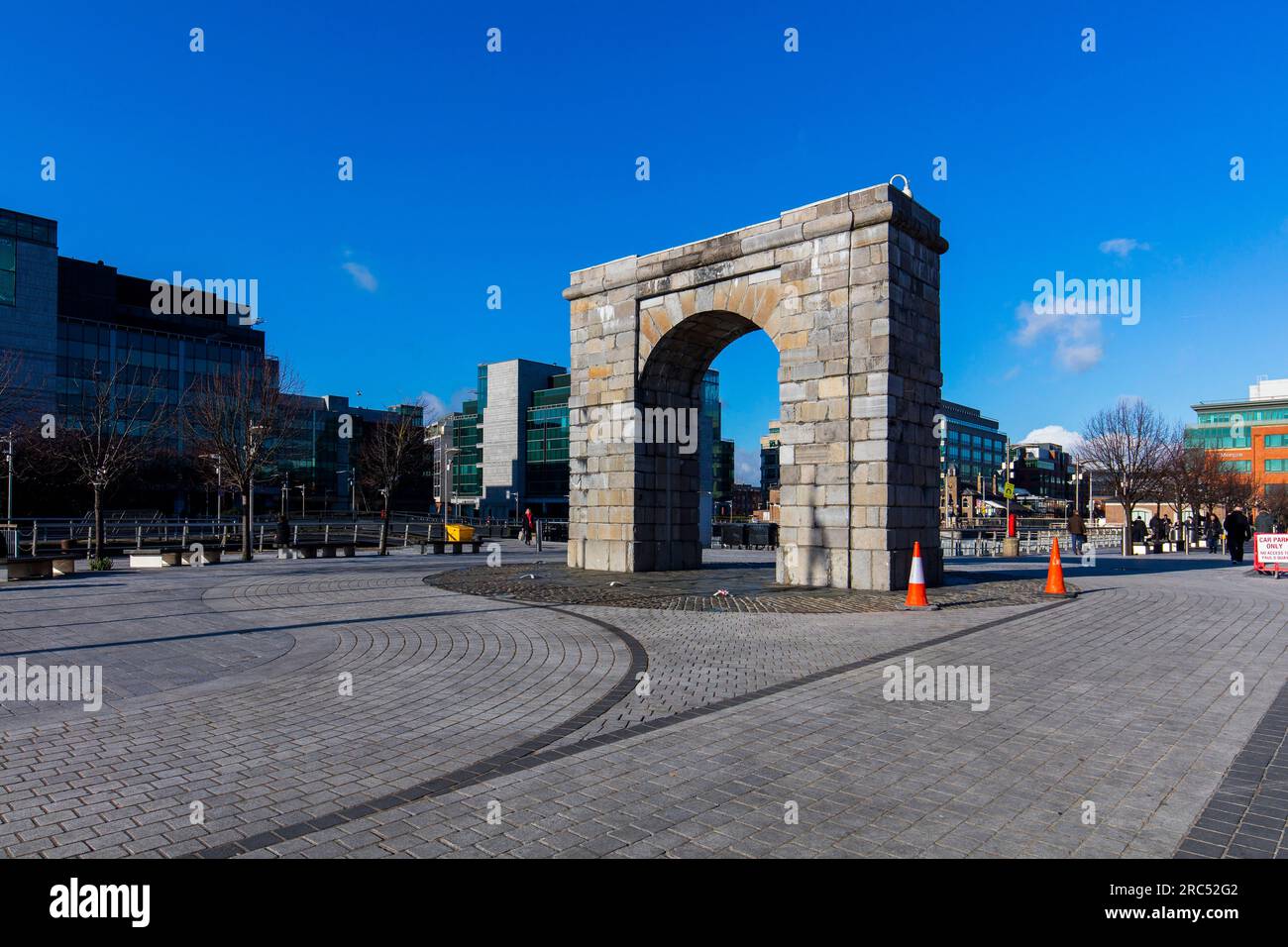 Dublin, Ireland, George Dock Arch Stock Photo - Alamy
