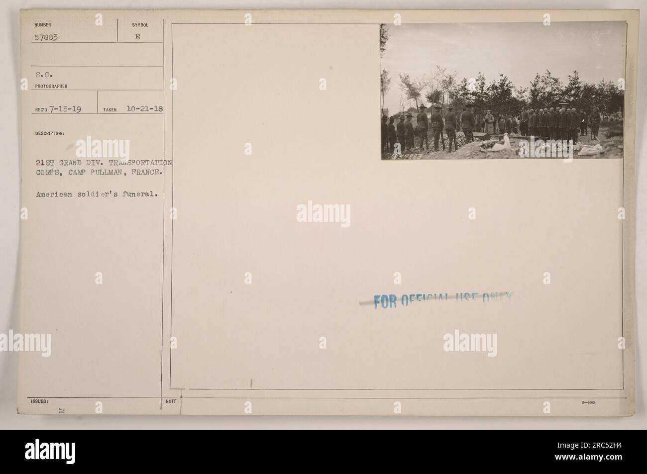 Camp pullman soldiers cemetery hi-res stock photography and images - Alamy