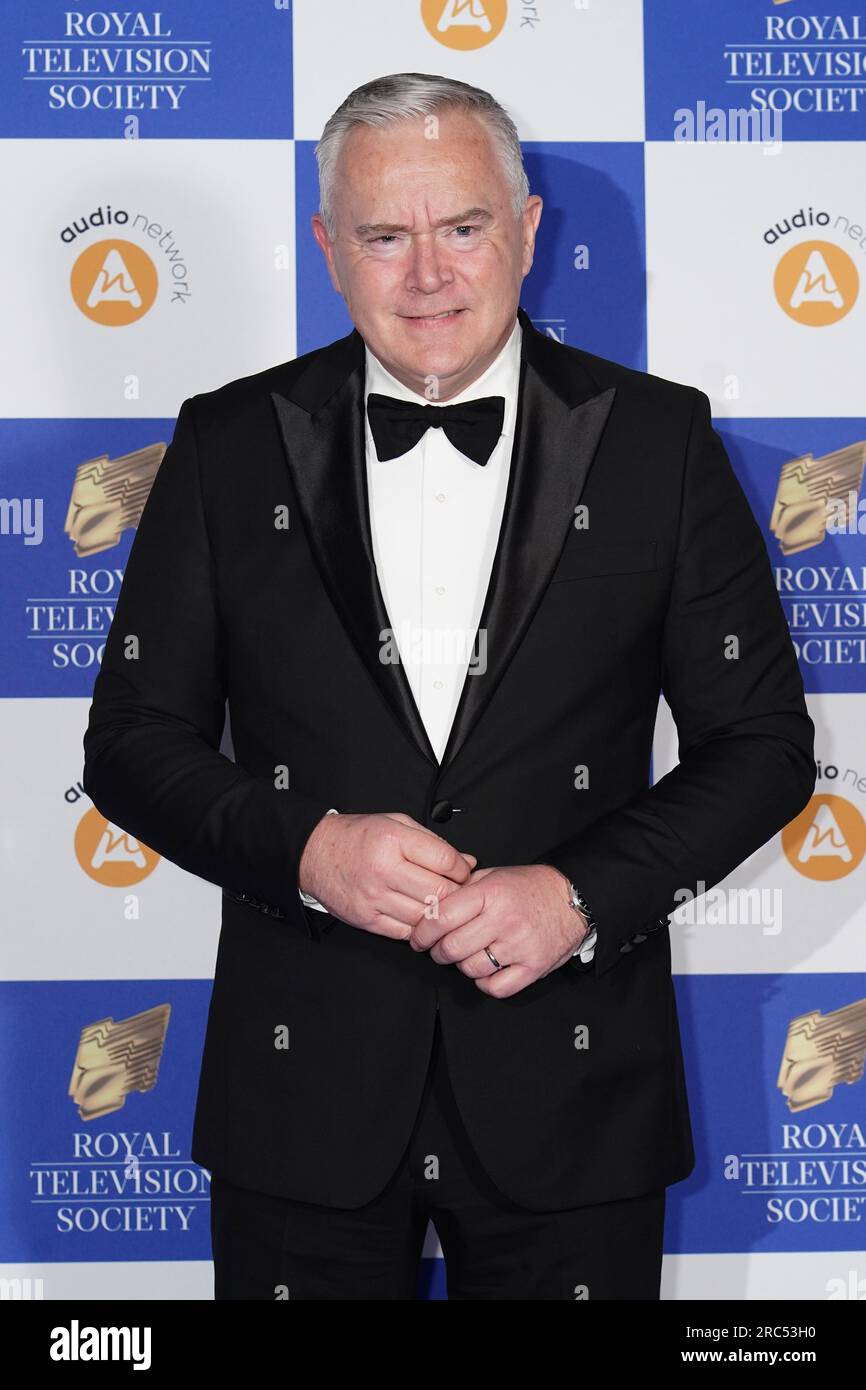 File photo dated 28/03/23 of presenter Huw Edwards who has been named by his wife Vicky Flind as ...