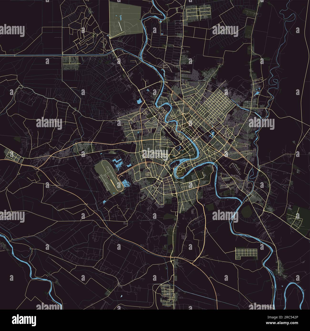 Vector City Map of Baghdad, Iraq Stock Vector Image & Art - Alamy