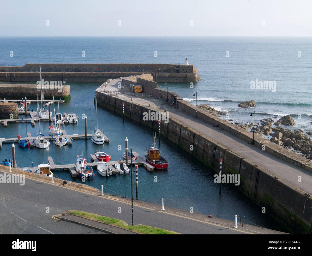 Banff harbour, Aberdeenshire Stock Photo - Alamy