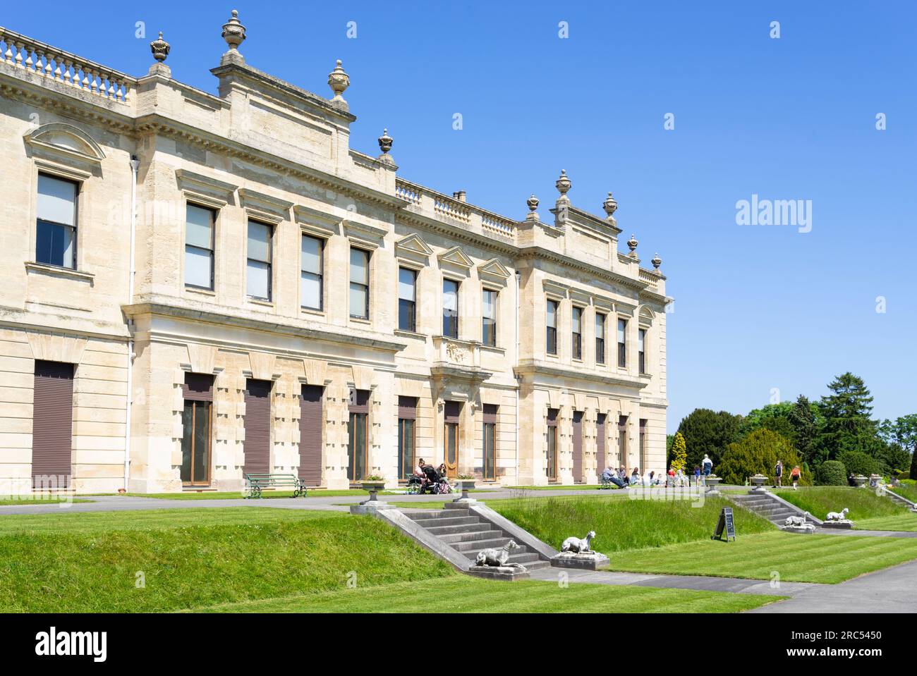 Brodsworth hall Side aspect a Victorian country house at Brodsworth ...