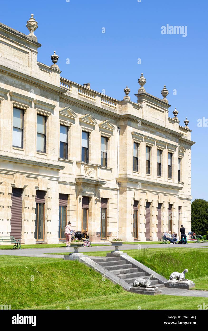 Brodsworth hall Side aspect a Victorian country house at Brodsworth ...
