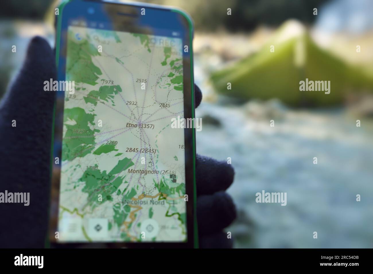 Trail system map hi-res stock photography and images - Alamy