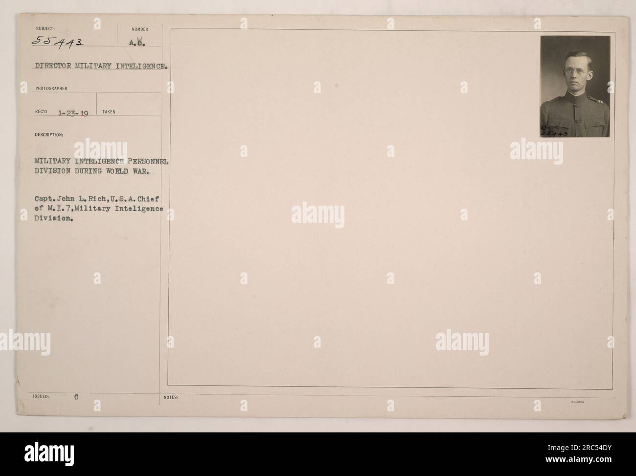 World war i intelligence division hi-res stock photography and images ...