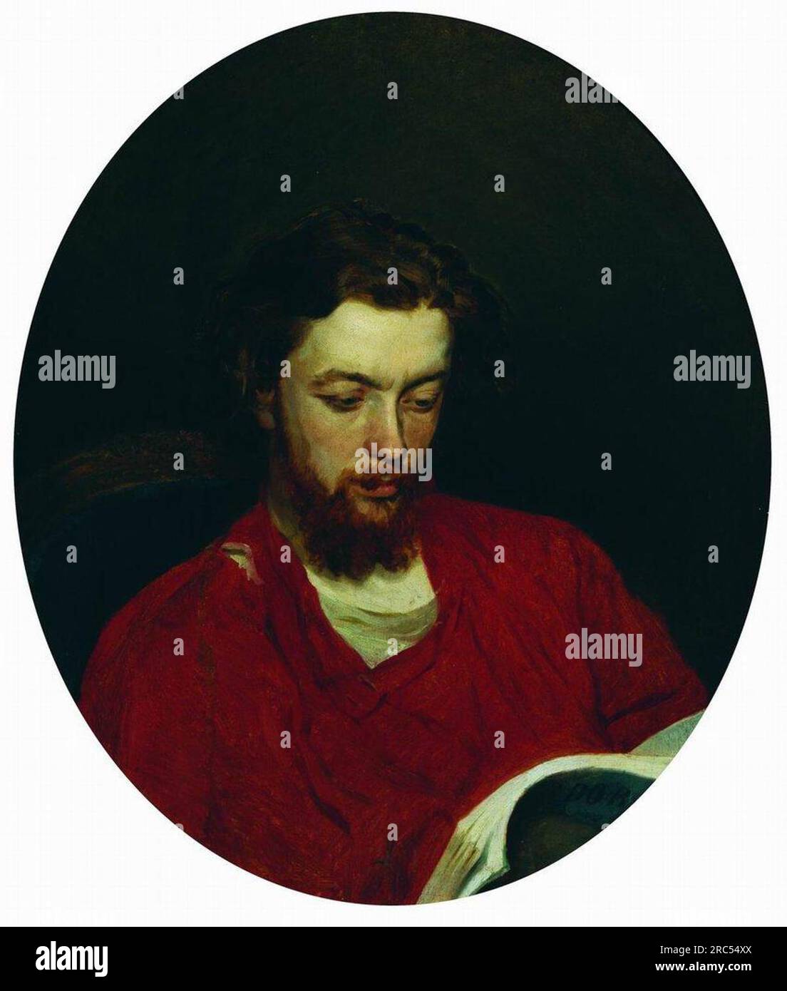 Portrait of Ivan Stepanovich Panov 1867 by Ilya Repin Stock Photo - Alamy