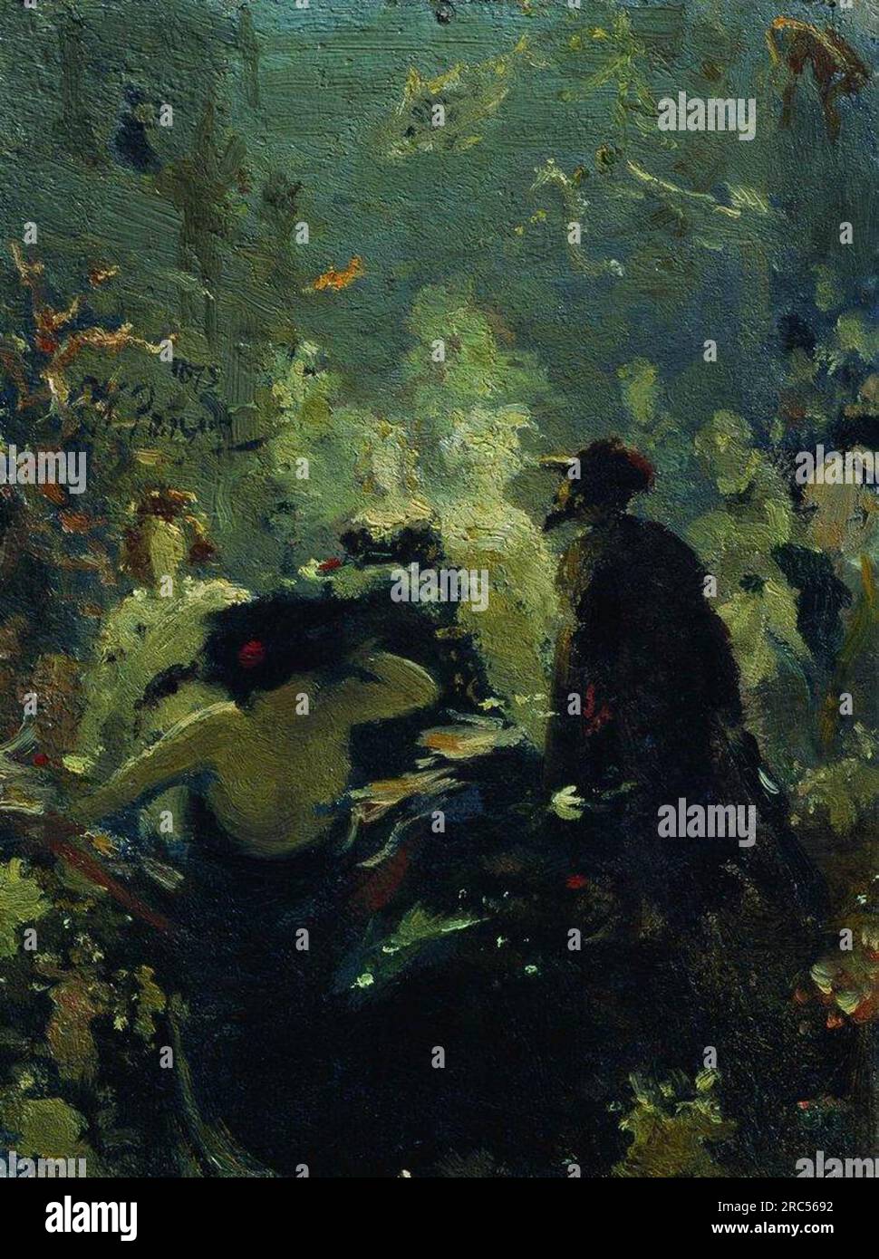 Sadko in the Underwater Kingdom 1875 by Ilya Repin Stock Photo - Alamy