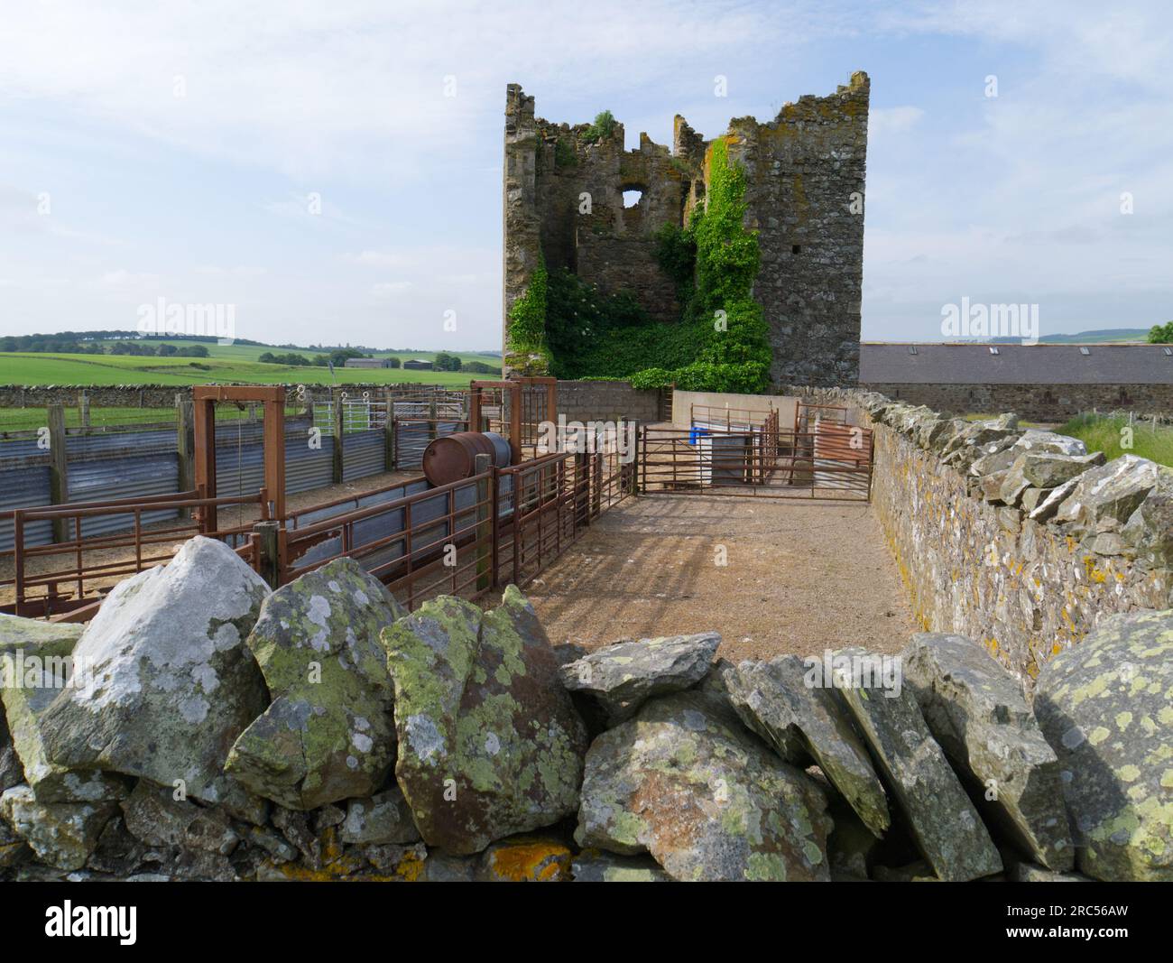 Ruined 16th century castle hi-res stock photography and images - Alamy