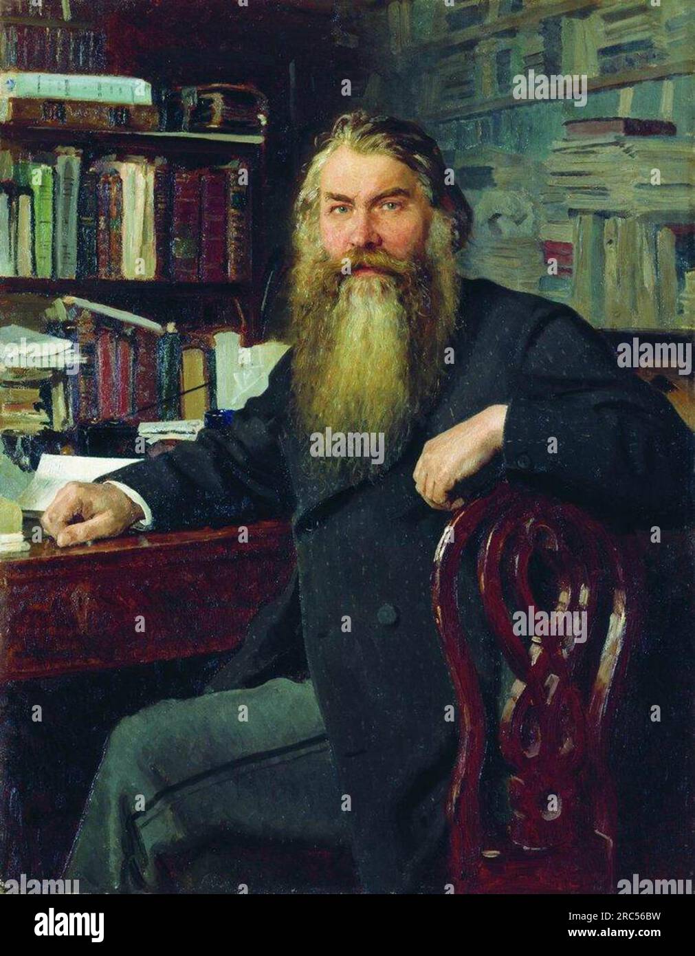 Artist ilya repin painting portrait hi-res stock photography and images ...