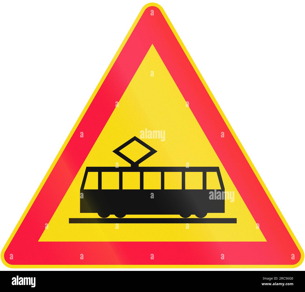 Road sign 167 in Finland - Tramway Stock Photo - Alamy