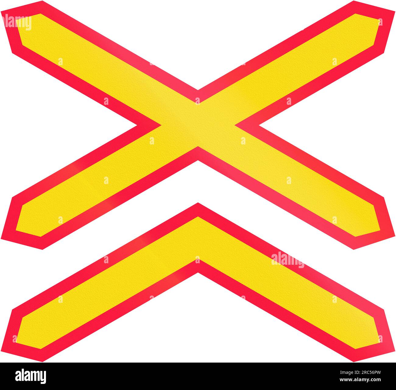 Two level crossing Cut Out Stock Images & Pictures - Alamy