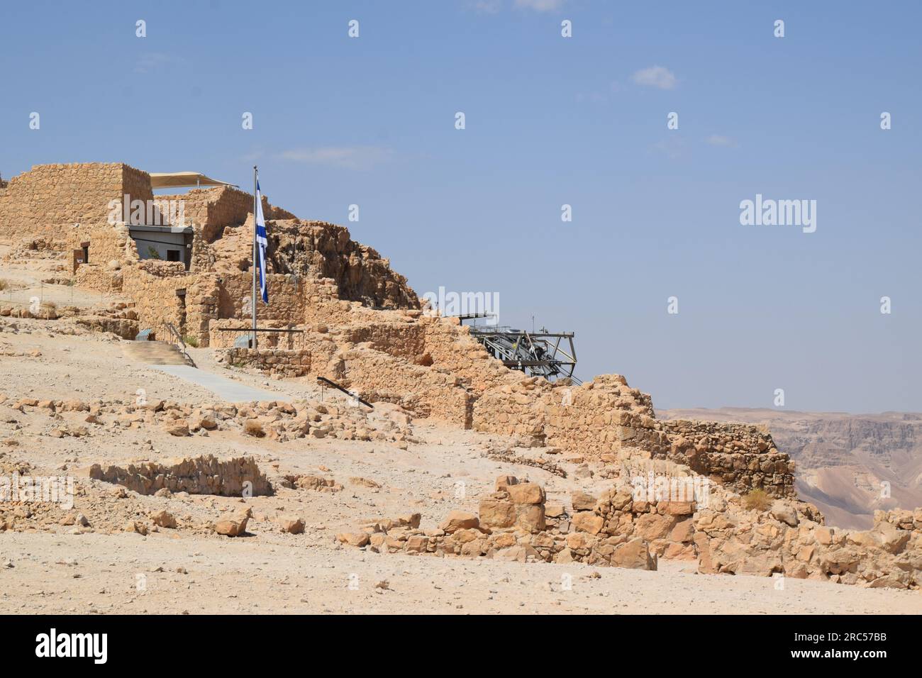 Masada National Park - Ruins of fortification and King Harod's Palace ...