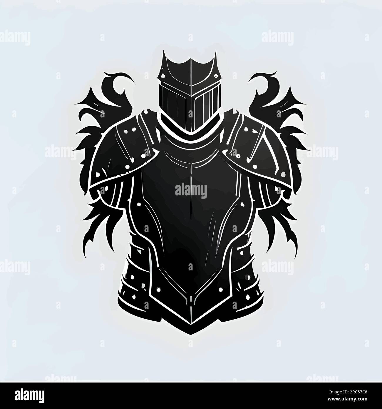 Man in armor Stock Vector Images - Alamy