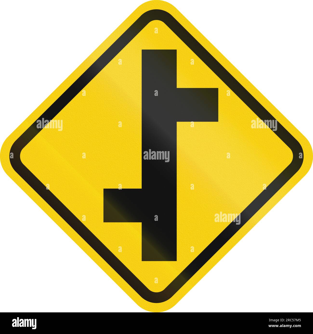 Aerial view intersection two roads hi-res stock photography and images ...