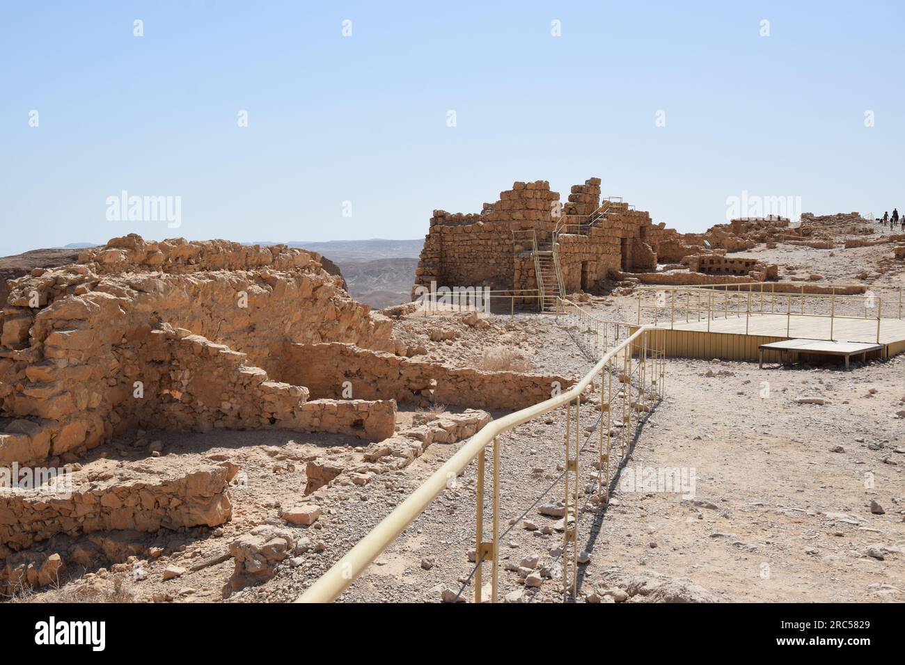 Masada National Park - Ruins of fortification and King Harod's Palace ...