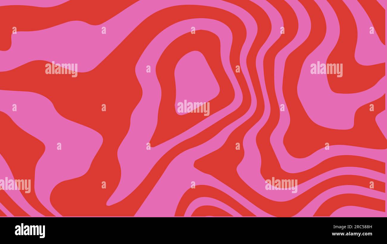 Psychedelic trippy retro background in groovy y2k style. Wave or swirl ...