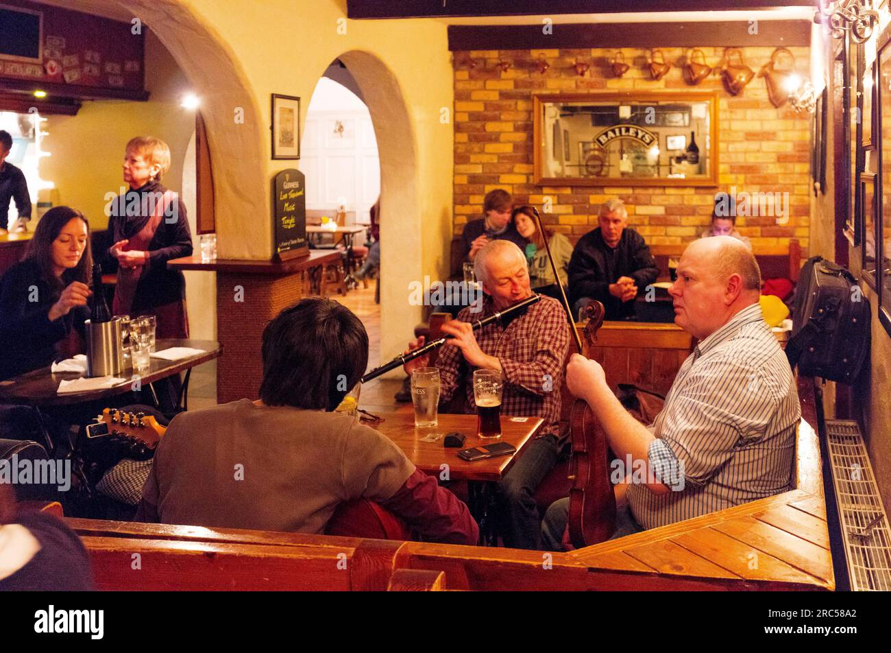 Irealnd, Cliffs Coastal Walk,Doolin, O'Connors Pub Stock Photo - Alamy