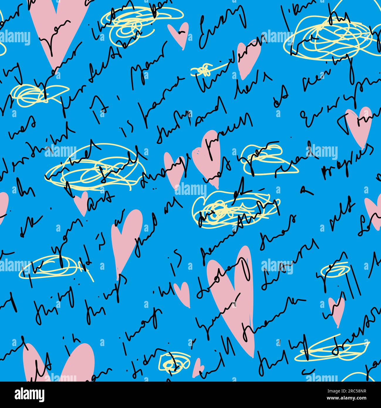 Pink neon scribble hi-res stock photography and images - Alamy