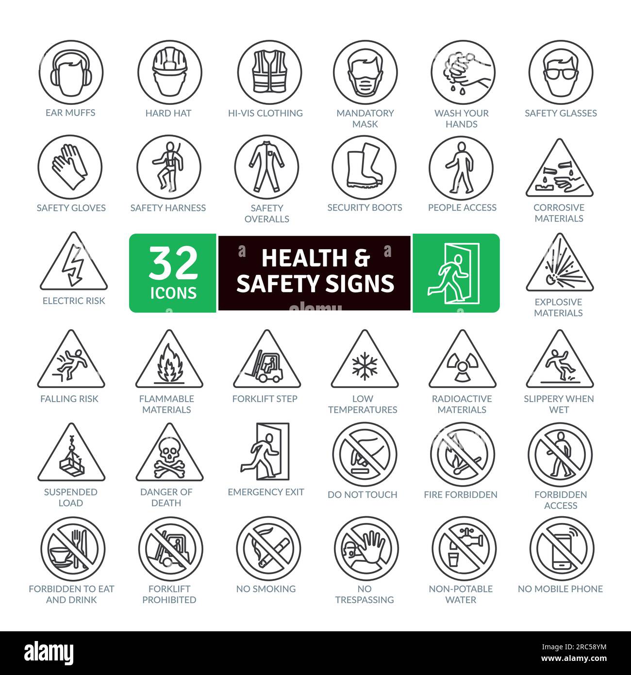 Safety hi vis icon Stock Vector Images - Alamy