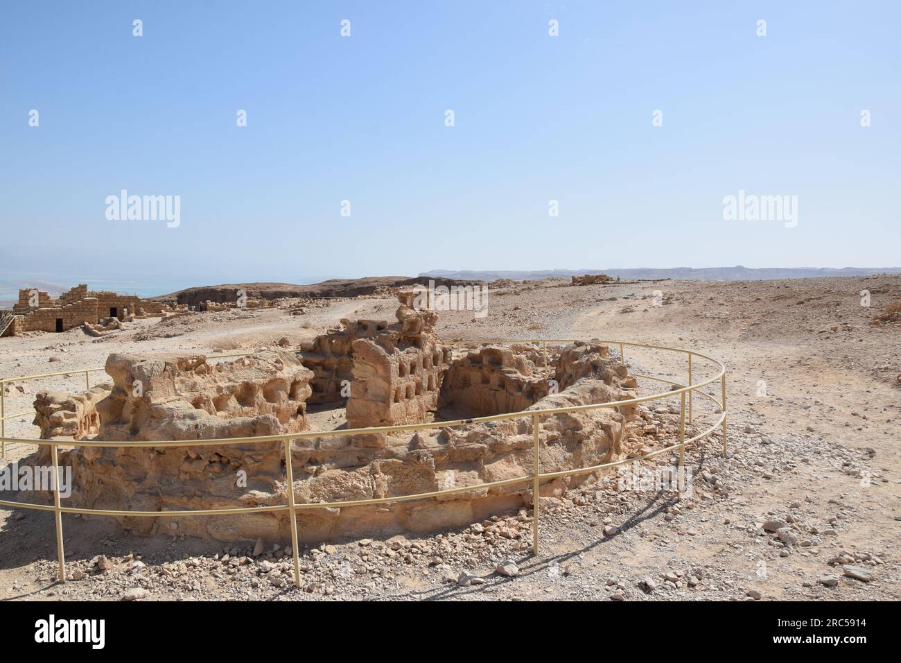 Masada National Park - Ruins of fortification and King Harod's Palace ...