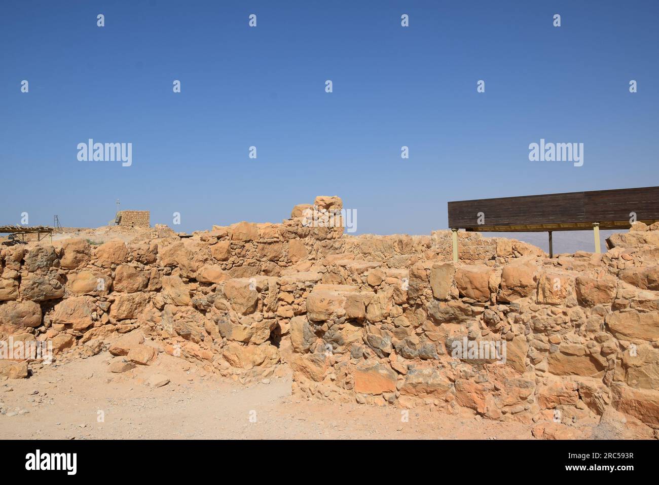 Masada National Park - Ruins of fortification and King Harod's Palace ...
