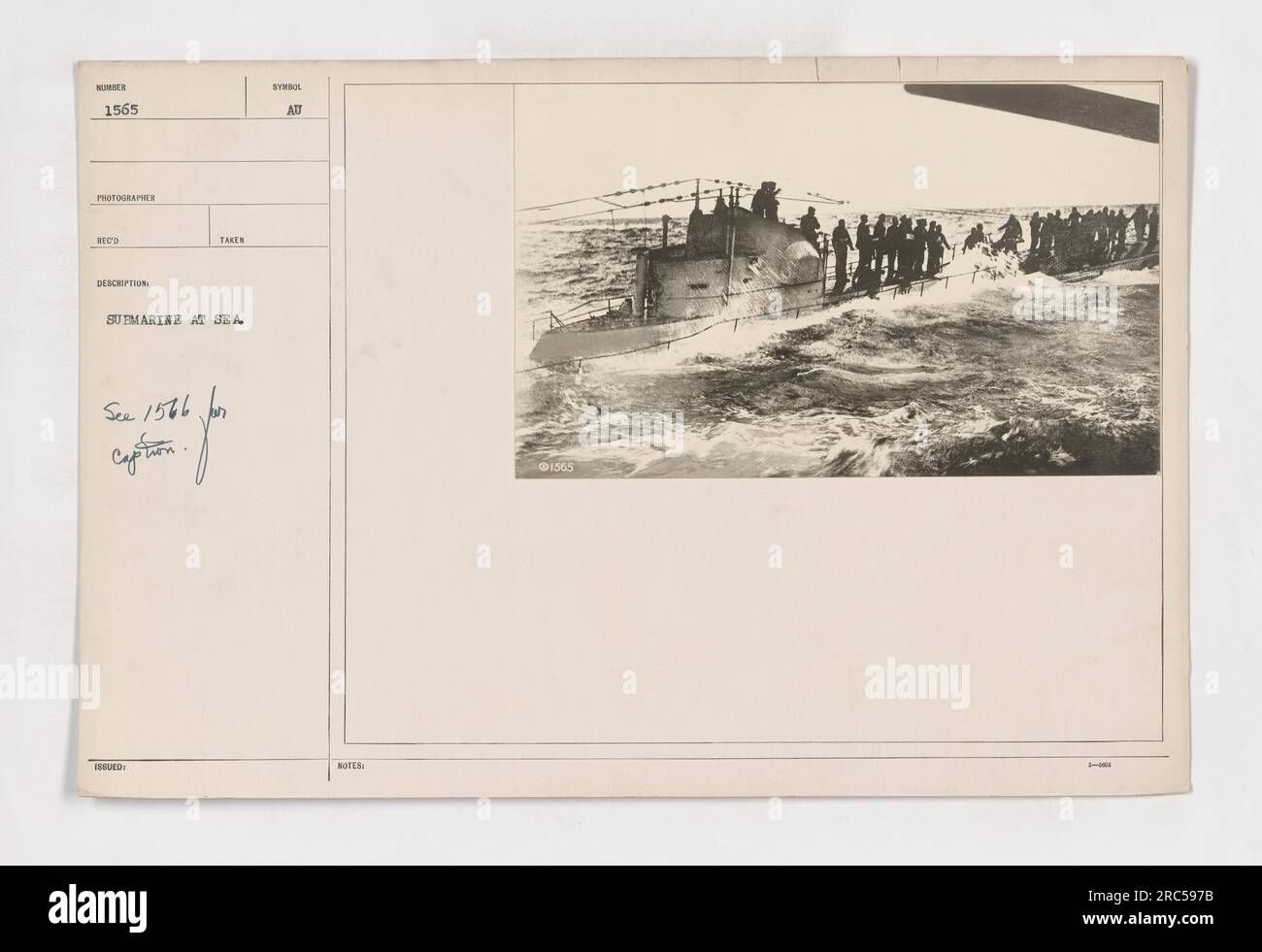 "Submarines conducting operations at sea during World War One. Image ...