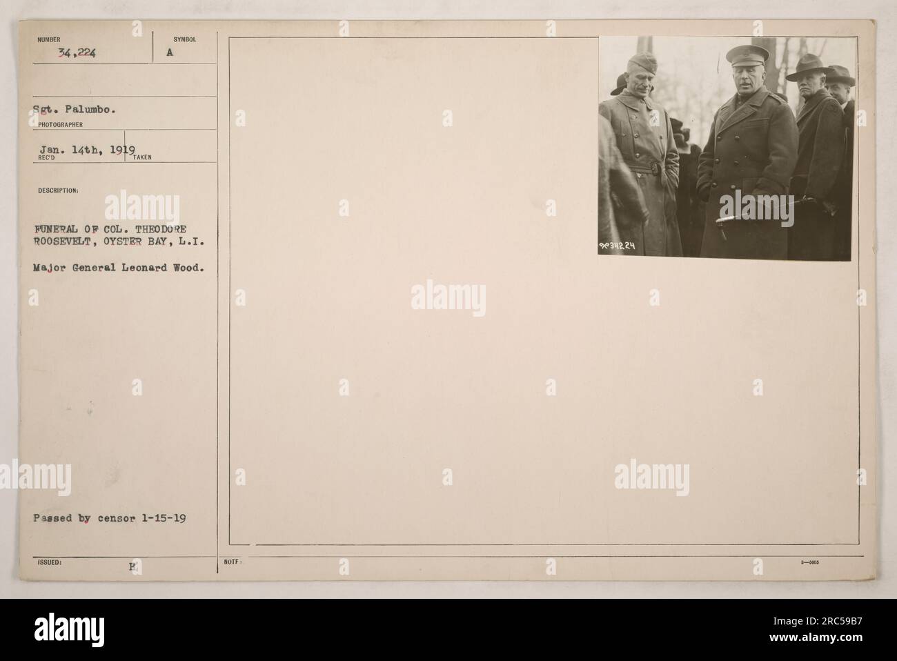 Photograph theodore roosevelt general hi-res stock photography and ...
