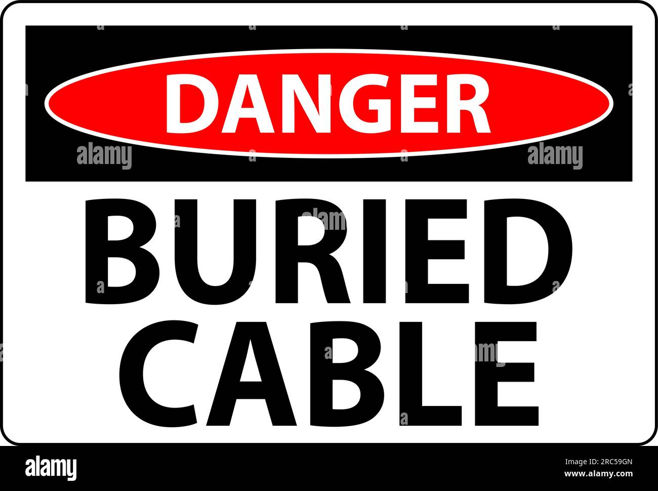 Danger cables Stock Vector Images - Alamy