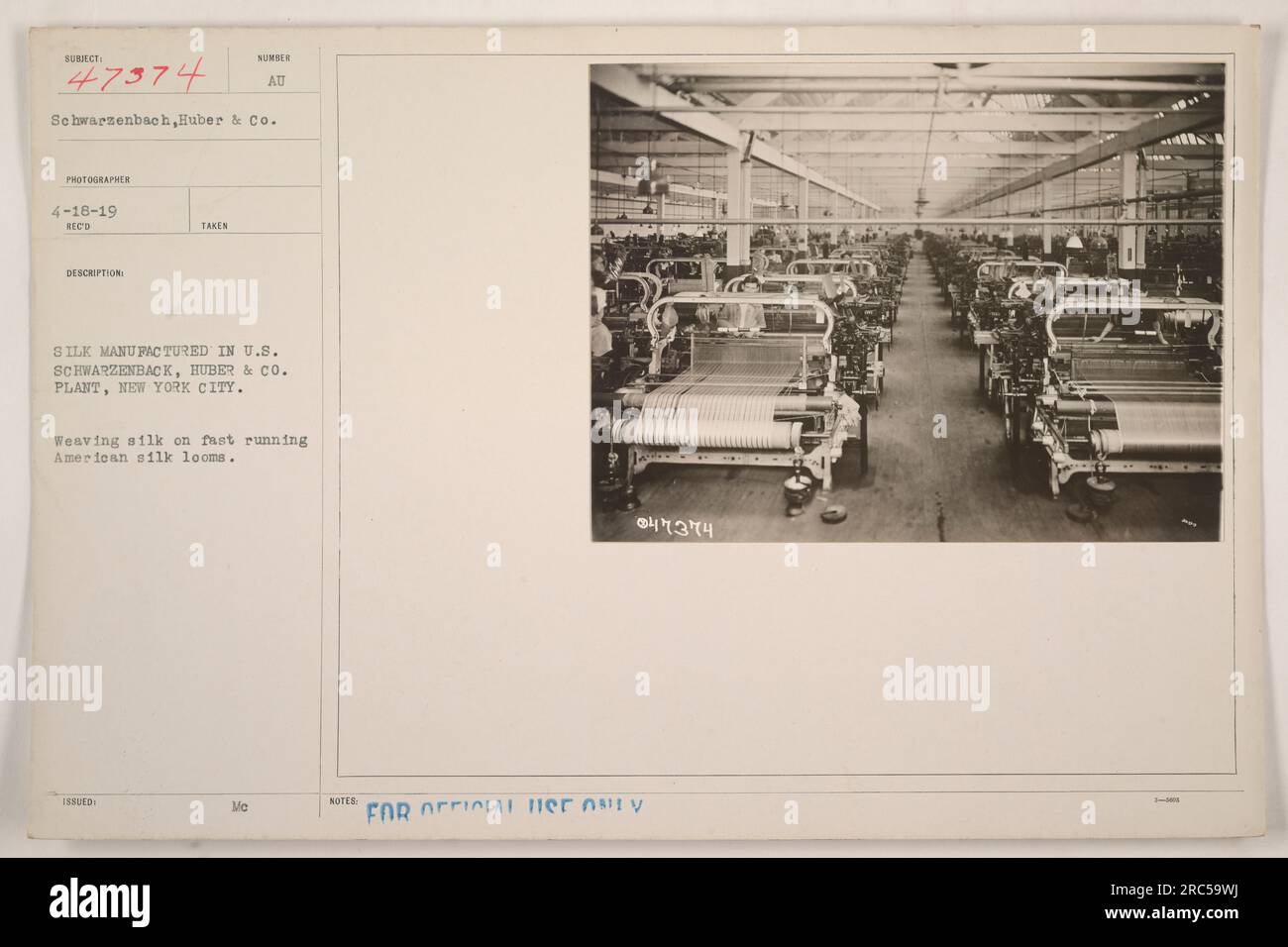 American silk looms hi-res stock photography and images - Alamy