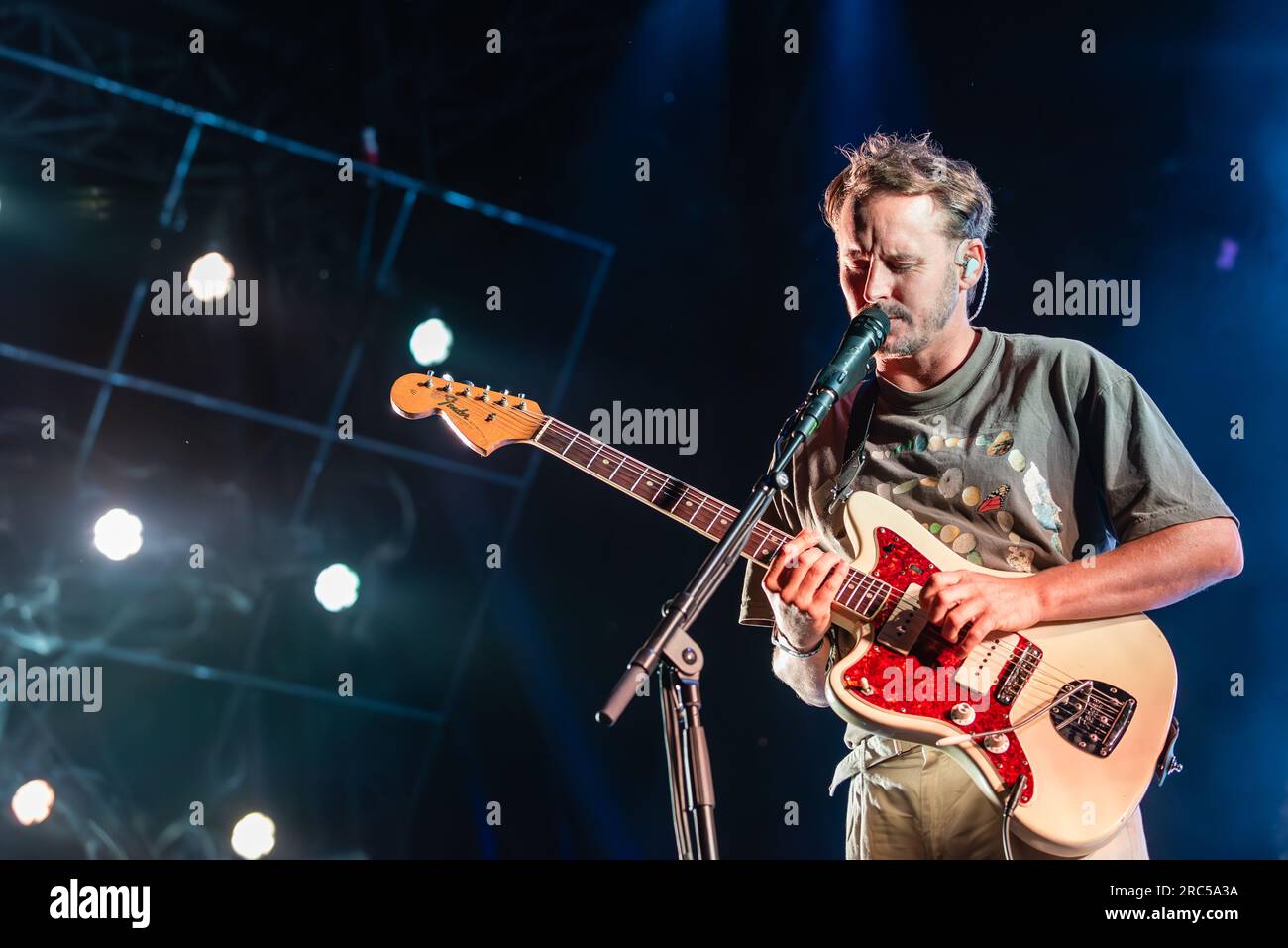 Ben Howard, English singer and songwriter performs live on the stage ...