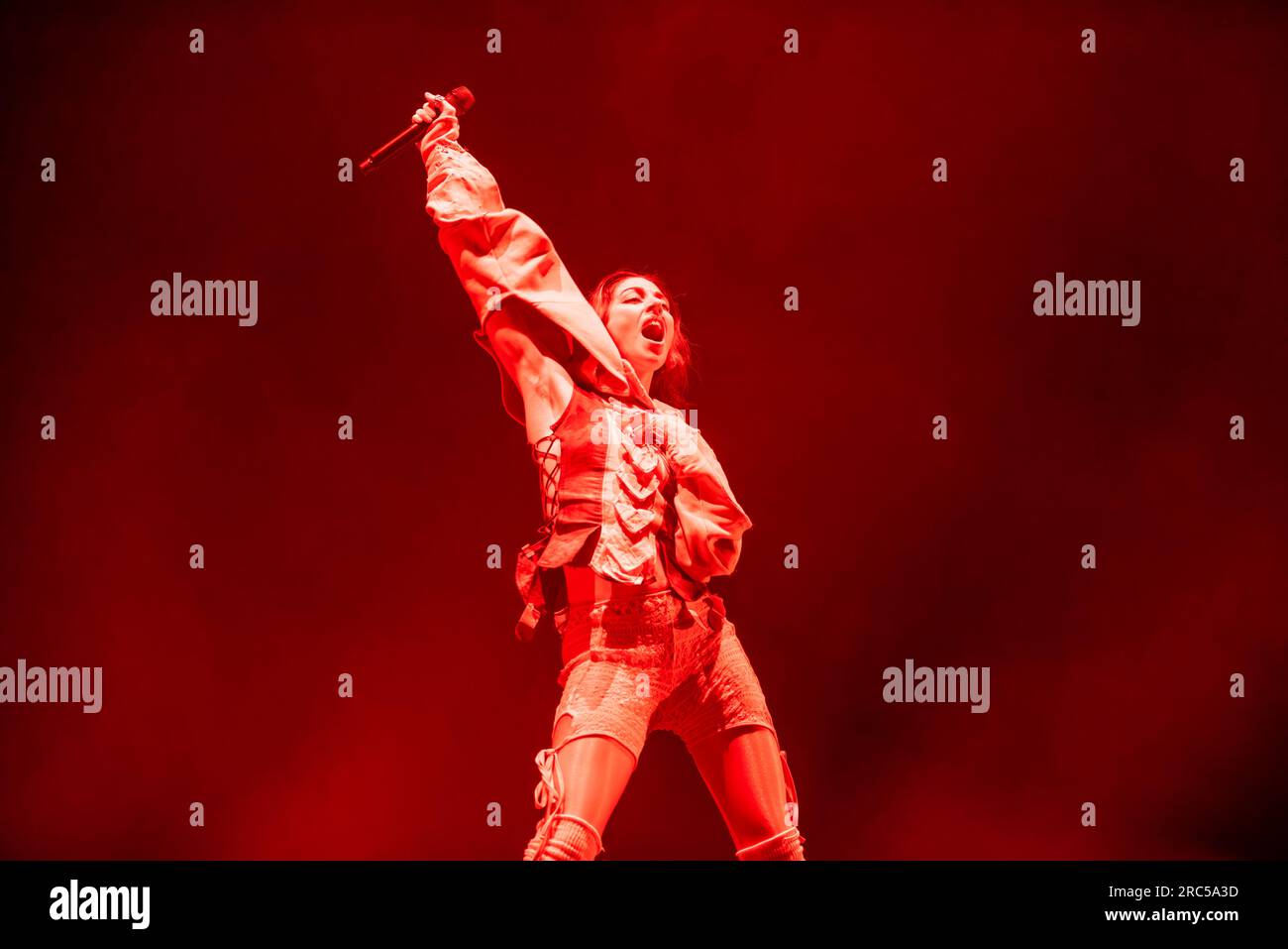 American singer Caroline Polachek performs live on the stage during the ...