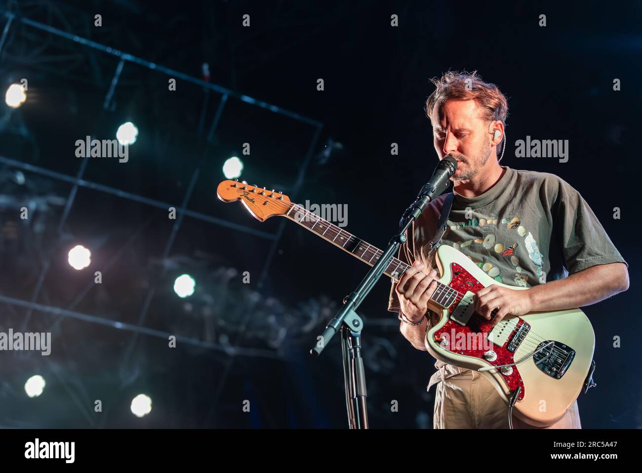 Ben Howard, English singer and songwriter performs live on the stage ...