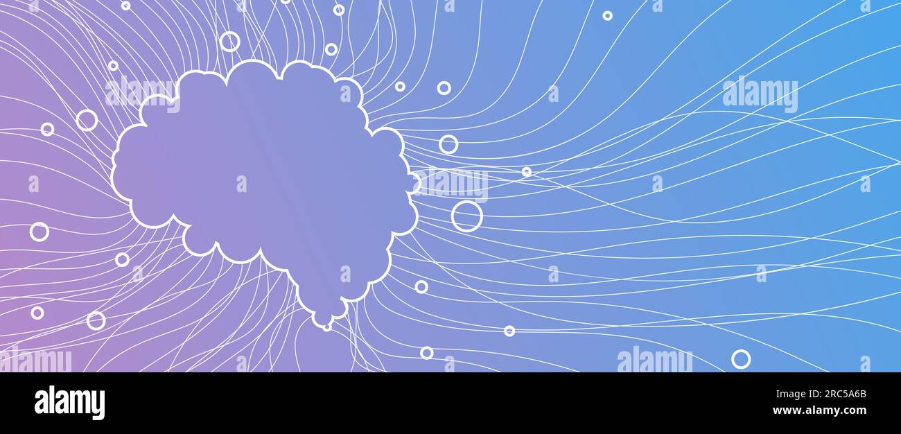 Conceptual technology illustration of artificial intelligence. Abstract futuristic background ...